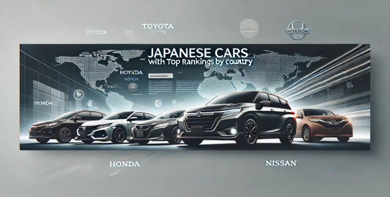 Japanese Cars with Top Rankings by Country