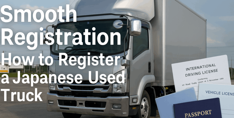 Smooth Registration How to Register a Japanese Used Truck