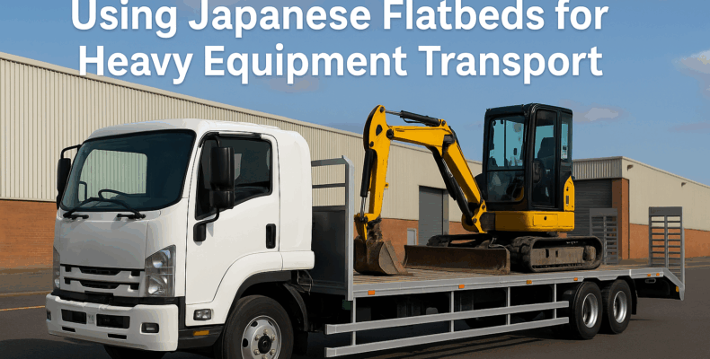 Why Japanese Flatbed Trucks Are Perfect for Heavy Equipment