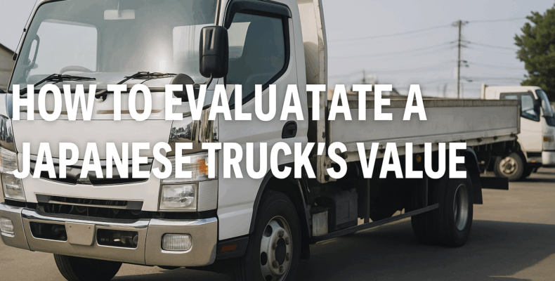 How to Evaluate the True Value of a Japanese Used Truck