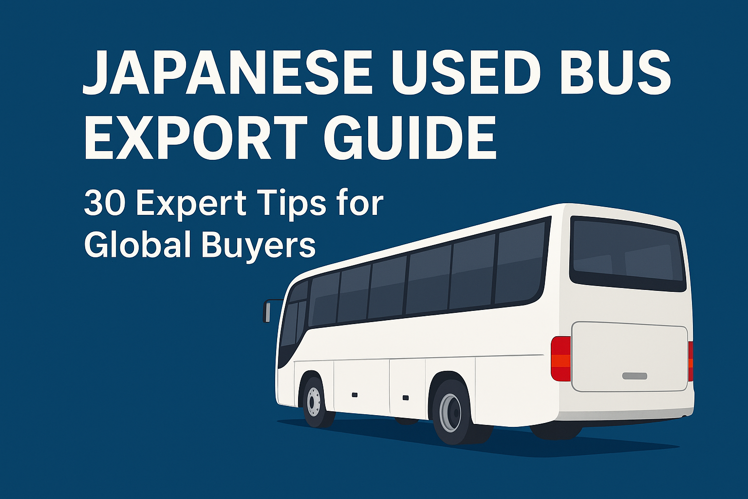 Japanese Used Bus Guide – 30 Expert Tips for Global Buyers