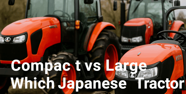 Compact vs Large Which Japanese Tractor Fits Your Farm Best?