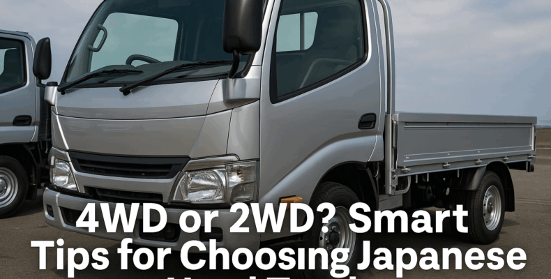 4WD or 2WD? Smart Tips for Choosing Japanese Used Trucks