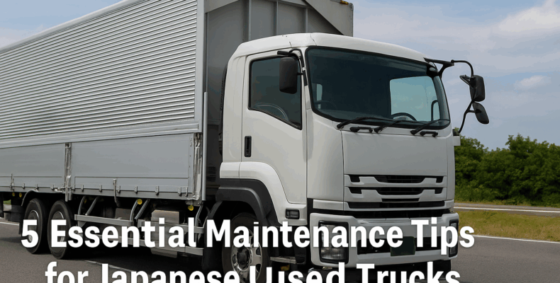 5 Essential Maintenance Tips for Japanese Used Trucks