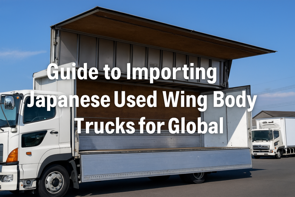Guide to Importing Japanese Used Wing Body Trucks for Global