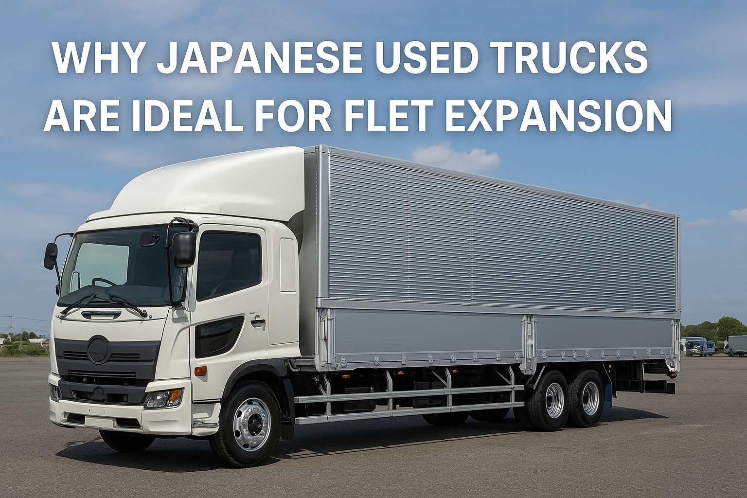Why Japanese Used Trucks Are Ideal for Fleet Expansion