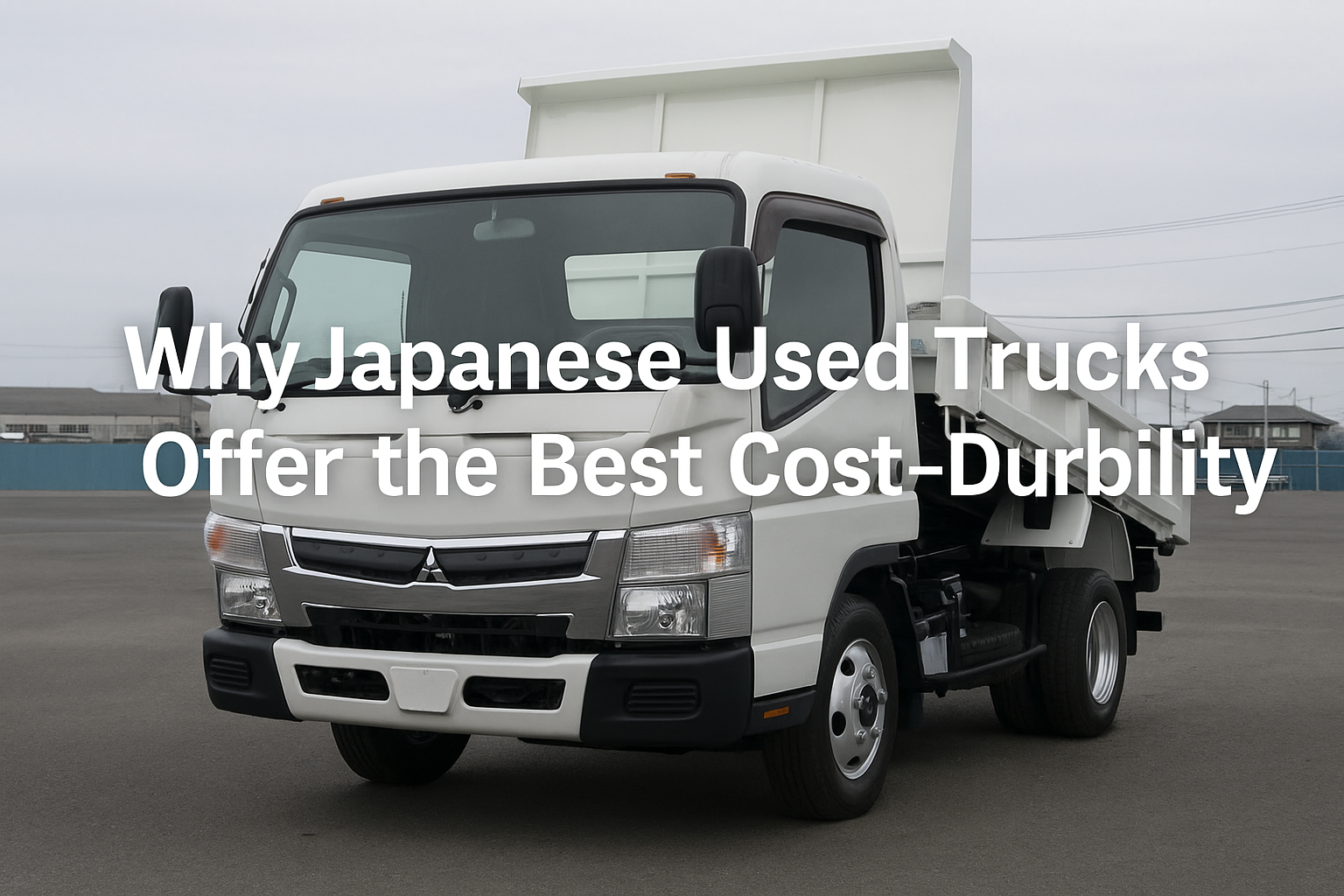 Why Japanese Used Trucks Offer the Best Cost–Durability