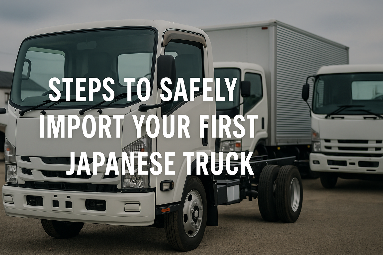 Steps to Safely Import Your First Japanese Truck