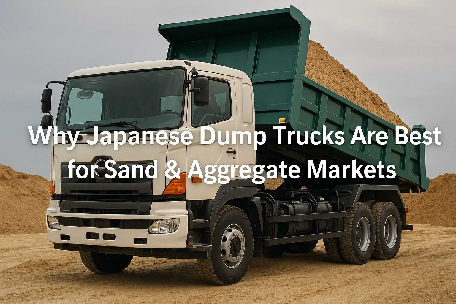 Why Japanese Trucks Are Best for Sand & Aggregate Markets