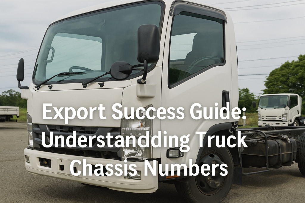 Export Success Guide: Understanding Truck Chassis Numbers