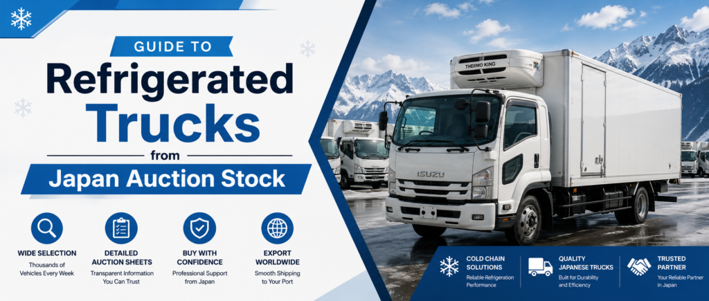 Guide to Refrigerated Trucks from Japan Auction Stock